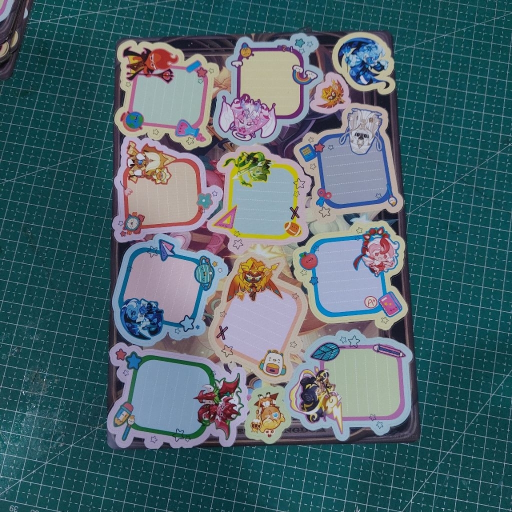 Jual Sticker Label CRK Cookie run kingdom label nama label mata ...