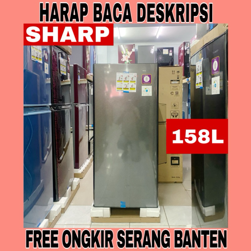 Jual SHARP KULKAS FREEZER 6 RAK FJ-M186A-HS (FREE ONGKIR SERANG BANTEN ...