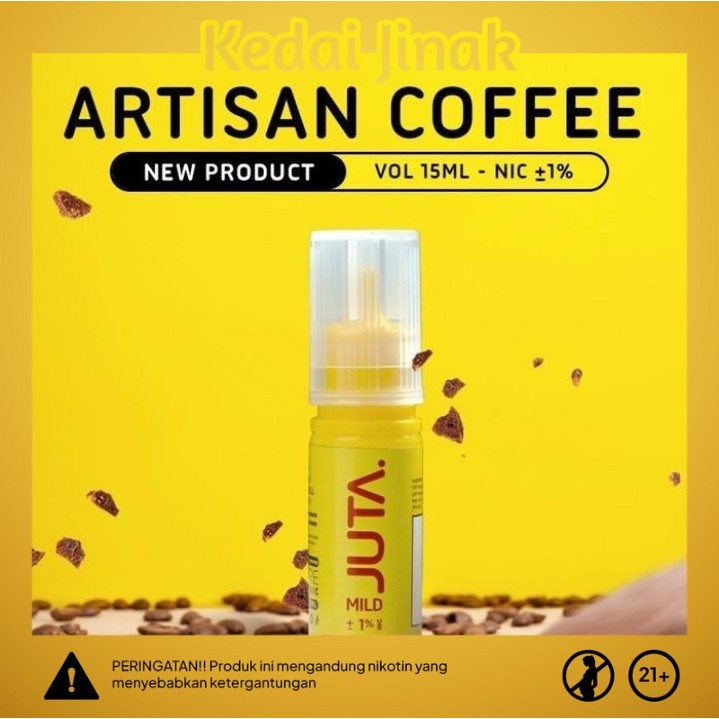 Jual JUTA MILD ARTISAN COFFEE SALT JUTA PACK LIQUID SALT NIC 15ML ...