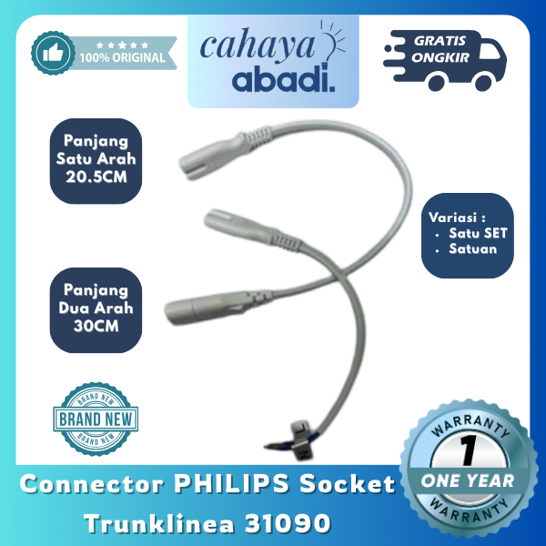 Jual Connector PHILIPS Socket Trunklinea 31090 - 1SET (1 arah & 2 arah ...