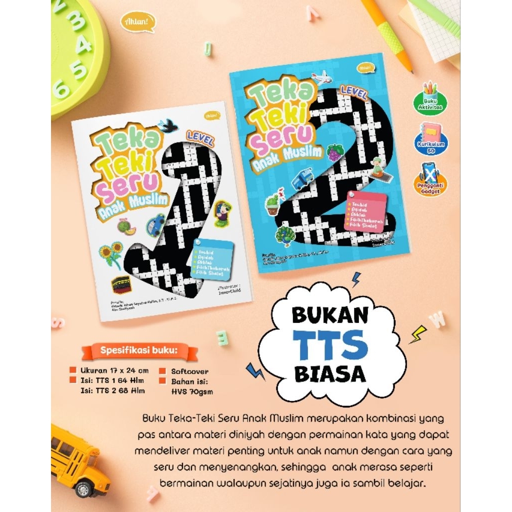 Jual Teka Teki Seru Anak Muslim - Bukan TTS Biasa - Buku Anak Penerbit ...