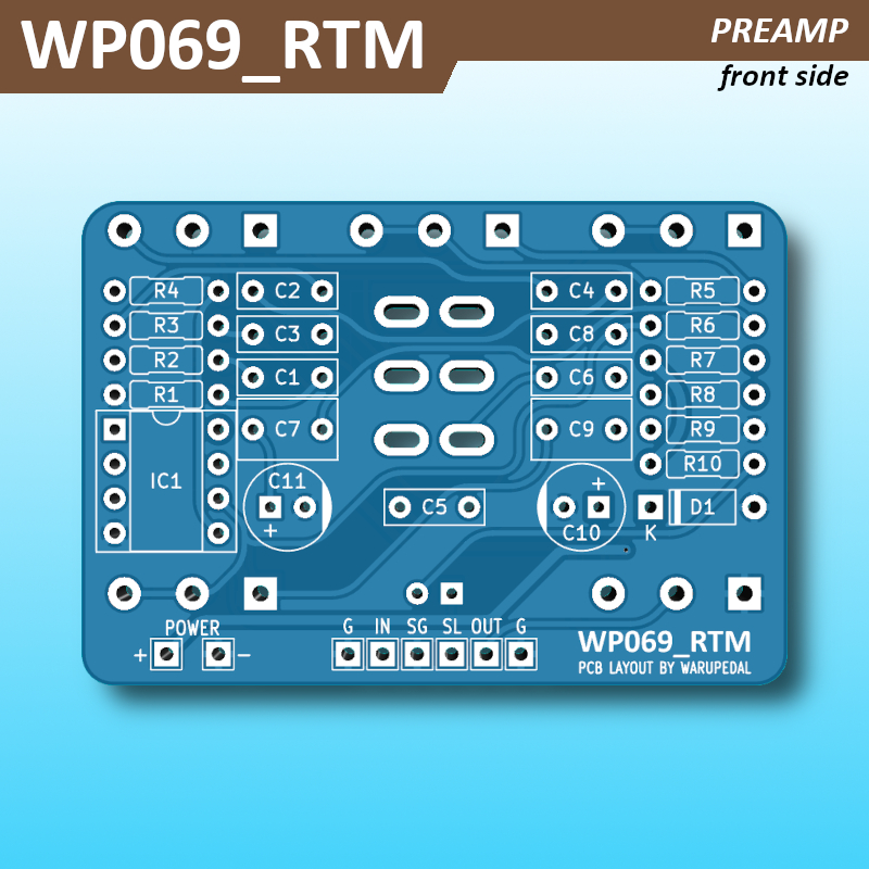 Jual PCB Efek Preamp | WP069_RTM based on ROG Tonemender | Shopee Indonesia