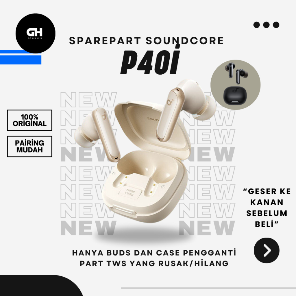 Jual GH12 | SPAREPART Tws Soundcore Life p40i buds atau case aja good ...
