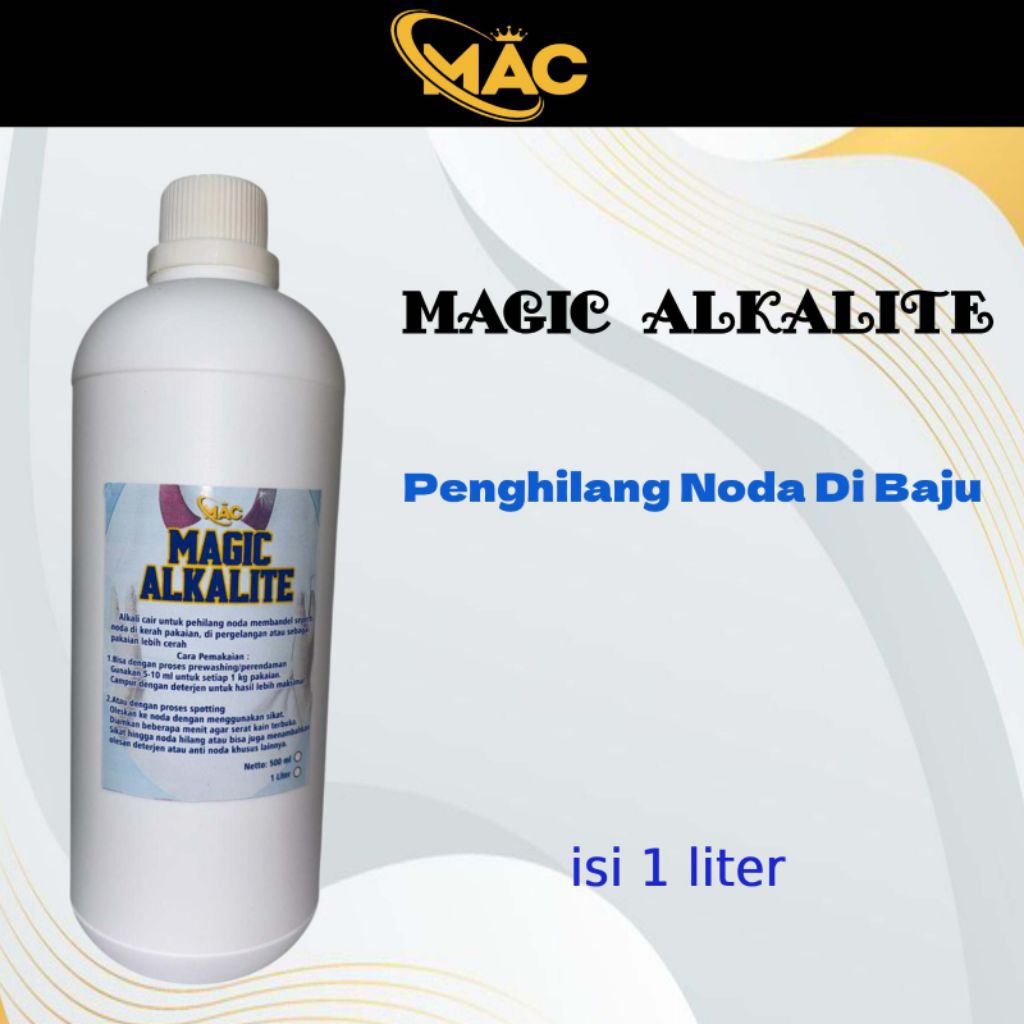 Jual Magic Alkalite Laundry Cairan Penghilang noda di baju | Shopee ...
