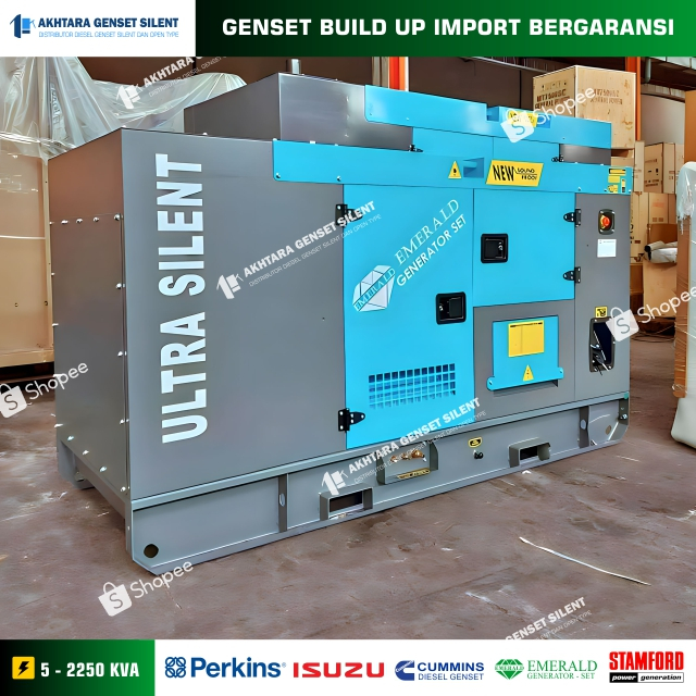 Jual GENSET SILENT MURAH - 20 kva 25 kva 30 kva 40 kva 50 kva 60 kva 80 kva 100 kva | Shopee ...