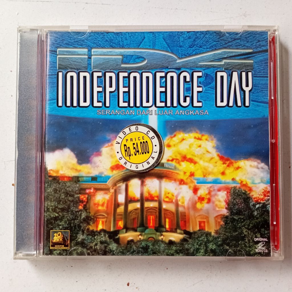 Jual VCD Independence Day (1996) 2 Disc Teks Indonesia Original 20th Century Fox VideoCD ...