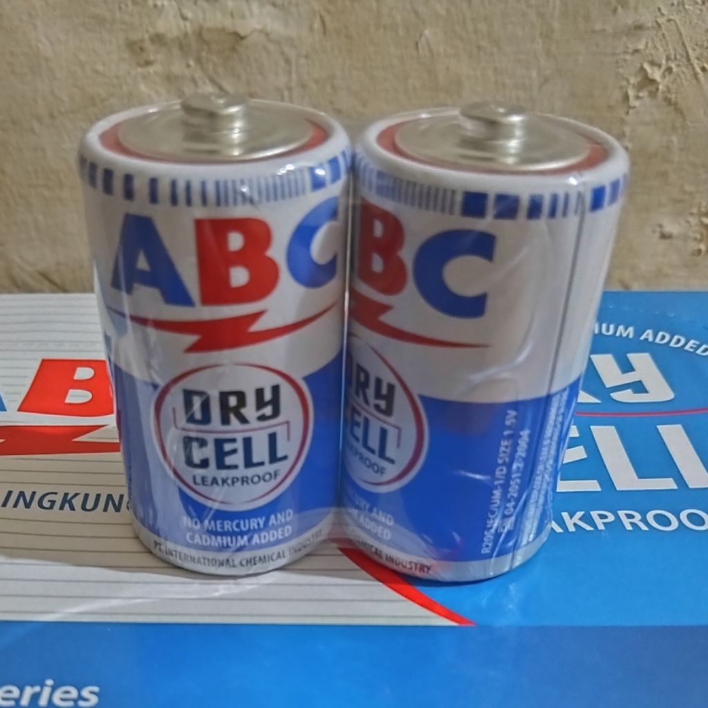 Jual Baterai ABC R-20 Set (2pcs) - Baterai Jumbo - Baterai Radio Jadul ...