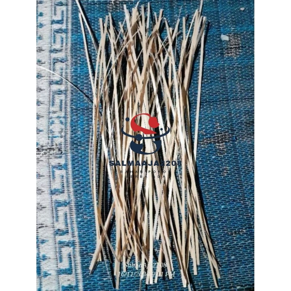 Jual 100Pcs Iratan Bambu LEBAR 5Mm Varian P=50CM P=60Cm Tebal=0,3Mm ...