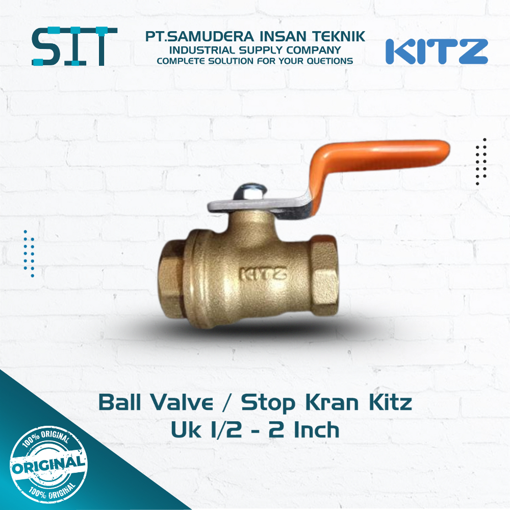 Jual Ball Valve / Stop Kran Kitz 100% Original Uk 1/2 - 3 Inch | Shopee Indonesia