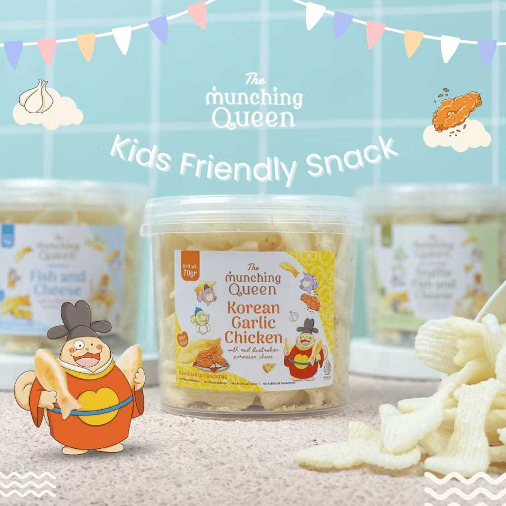 Jual Munching Queen Fish and Cheese Snack / Jajanan Sehat No MSG ...