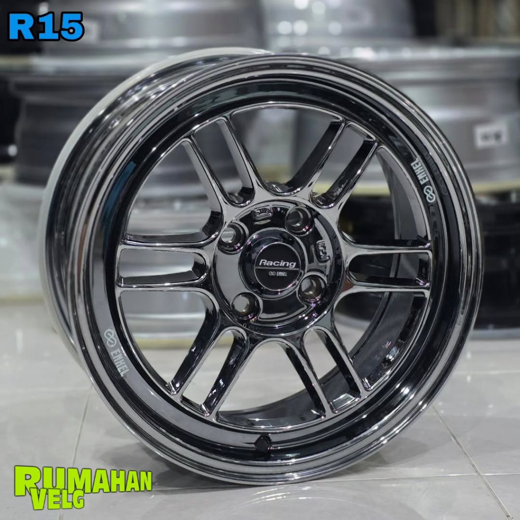 Jual velg racing mobil r15 ENKEI RPF1 LEBAR 7 ET 41 velg ring 15 cocok untuk mobil mobil brio ...