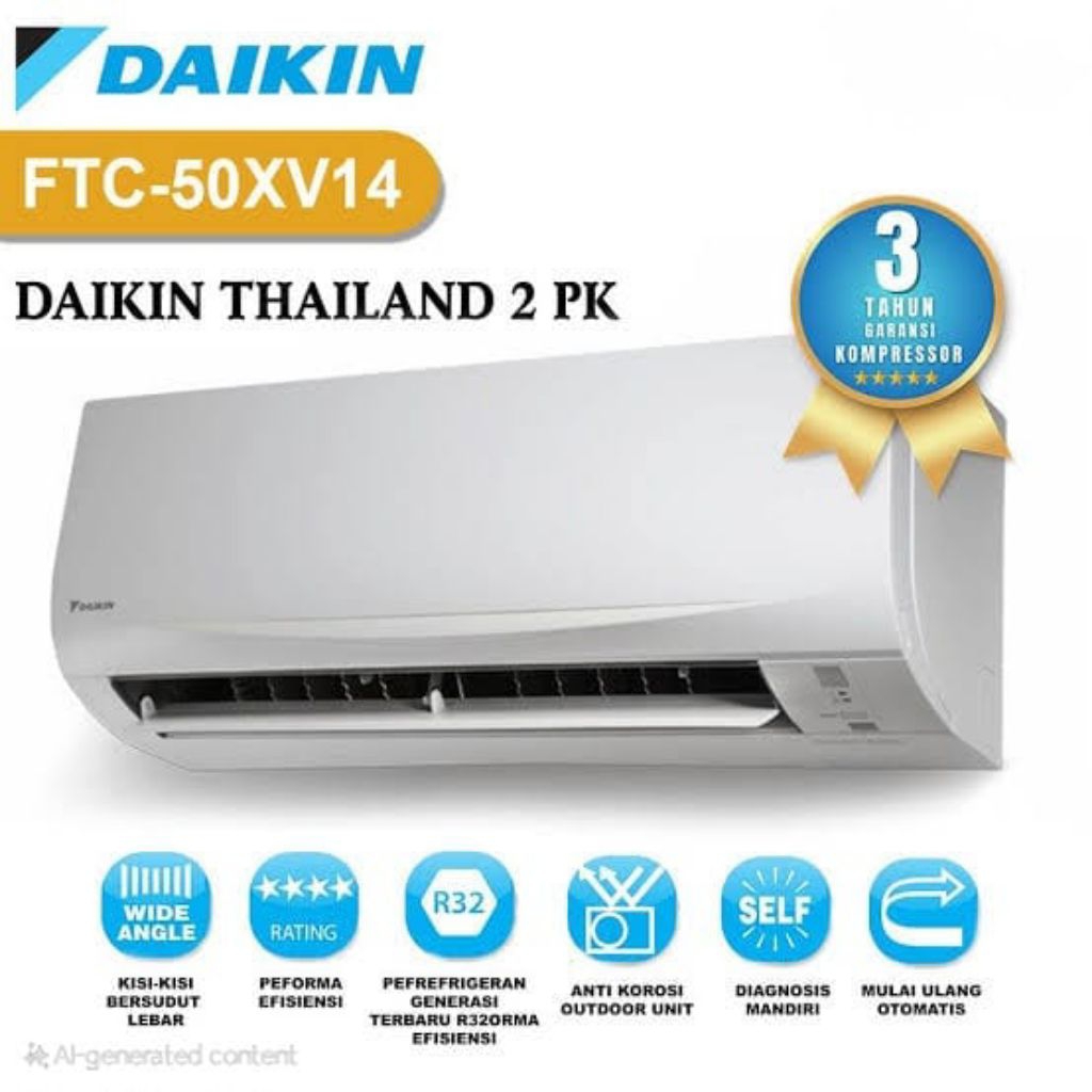 Jual AC Daikin 2 PK STC-50XV Standard Thailand STC50XV | Shopee Indonesia
