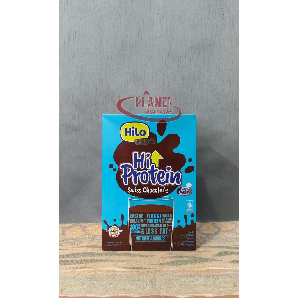 Jual HILO PLATINUM HI PROTEIN RASA SWISS COKELAT | Shopee Indonesia