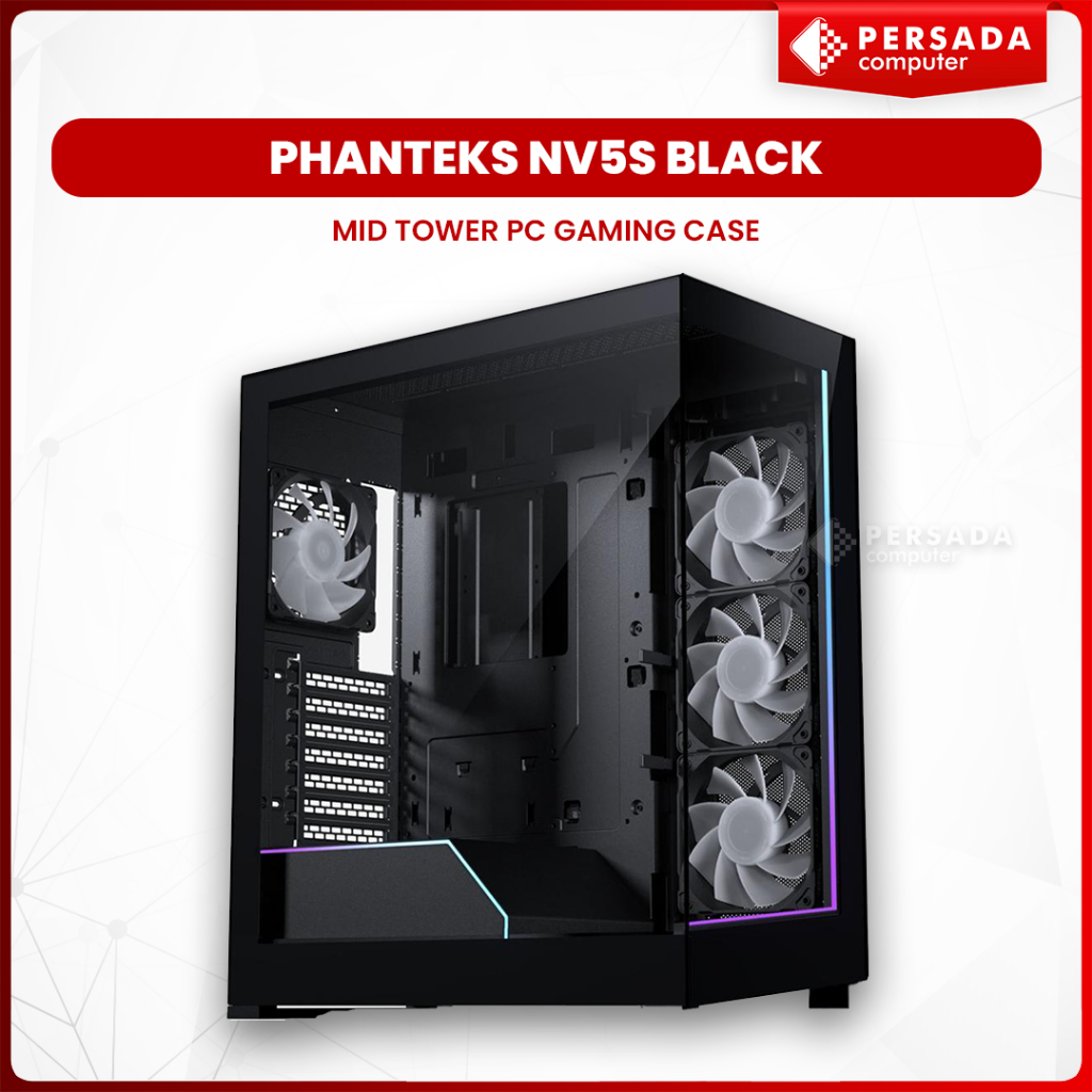 Jual PHANTEKS NV5S BLACK MID TOWER PC GAMING CASE | Shopee Indonesia