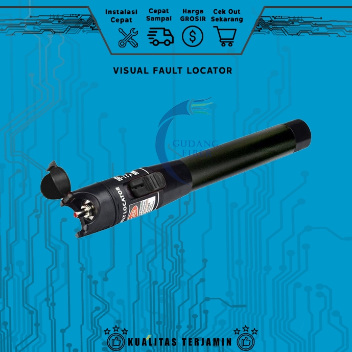 Jual VFL Visual Fault Locator 15mW 15KM Laser Fiber Optik 20km Senter ...