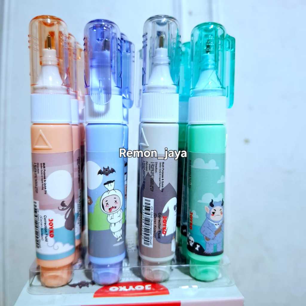 Jual 12 Pcs Correction Fluid Cairan Koreksi Tip ex Joyko CF-S245 ...