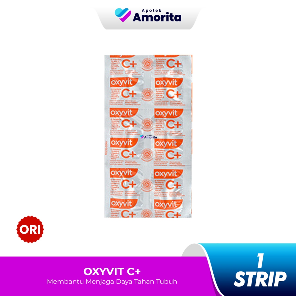 Jual Oxyvit 1 Strip 6 Kaplet - Suplemen Kebutuhan Vitamin A, C, dan E ...