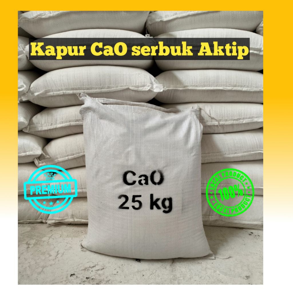 Jual 25 kg kapur tohor cao powder gamping aktip apabila di campur air ...