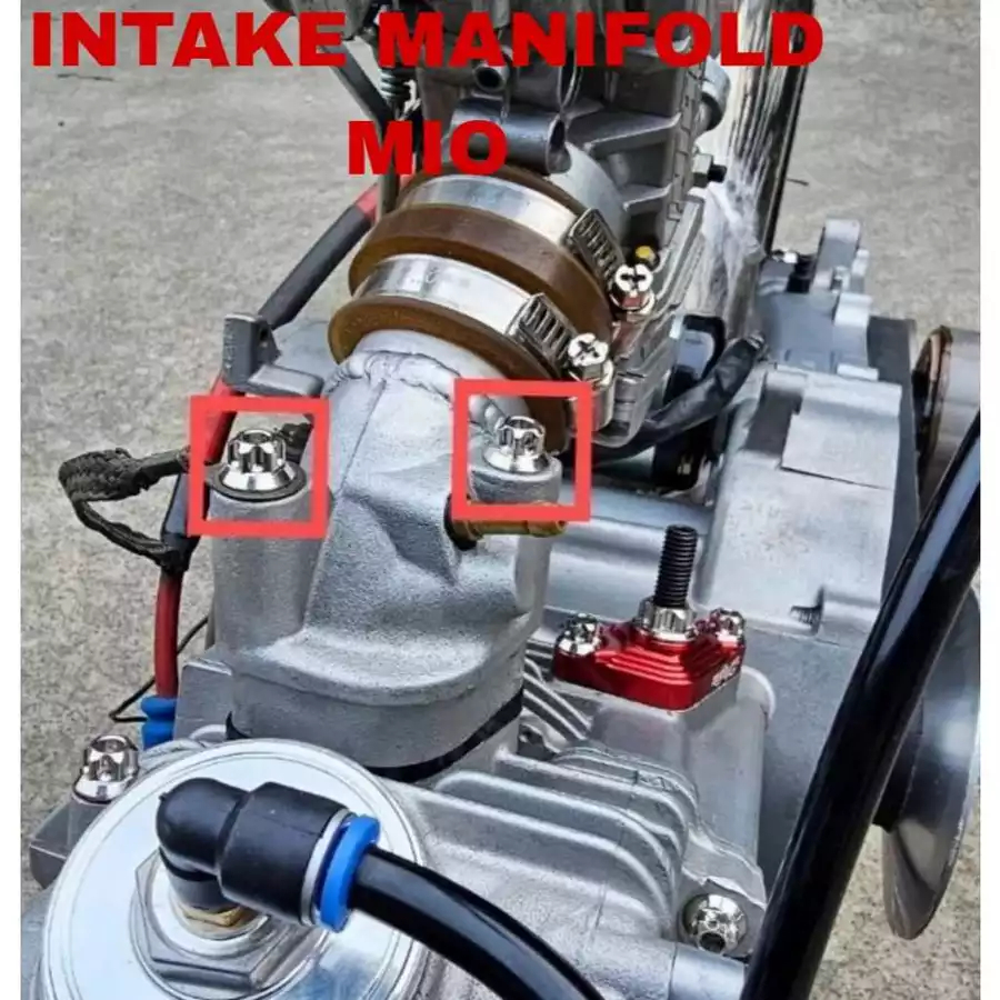 Jual BAUT INTAKE MANIFOLD MIO SPORTY SMILE SOUL 100% ASLI HENG THAILAND ...