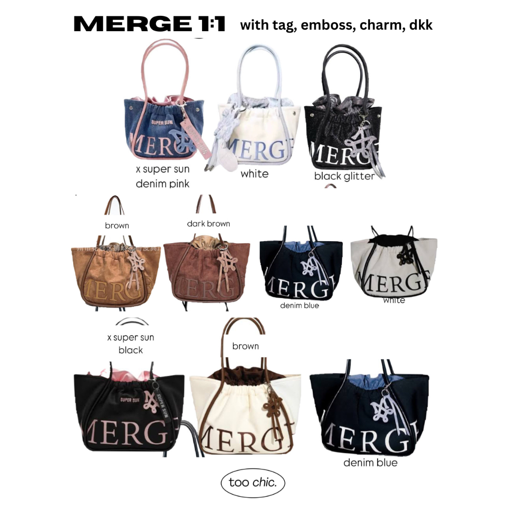 Jual [OPEN PO] Link Pelunasan Merge Bag 1:1 dupe quality - Import tas ...