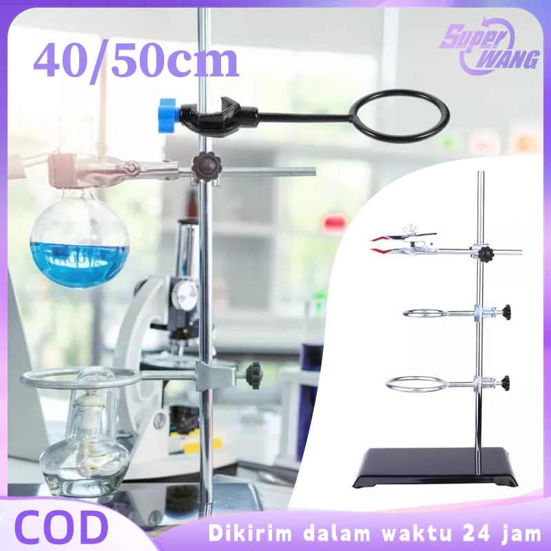 Jual 1set Statif Laboratorium Statif Dan Klem Tiang Statif Batang ...