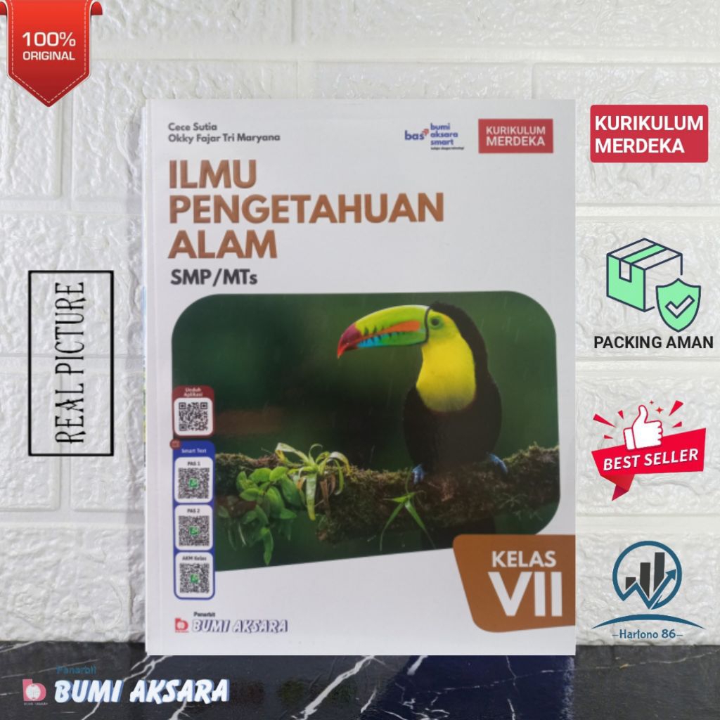 Jual Buku Paket IPA BUMI AKSARA SMP/MTs kelas 7 kurikulum merdeka | Shopee Indonesia