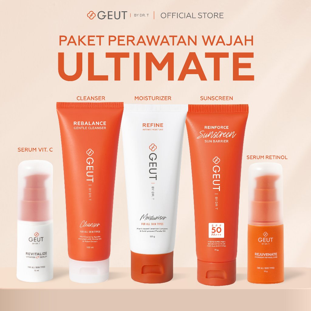 Jual GEUT KISS Ultimate Set 5pcs (Paket Wajah Kulit Indah Sehat ...