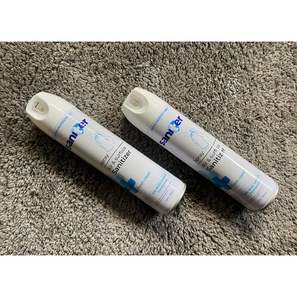 Jual Saniter Spray Sanitizer 200ml Fresh Clean | Shopee Indonesia