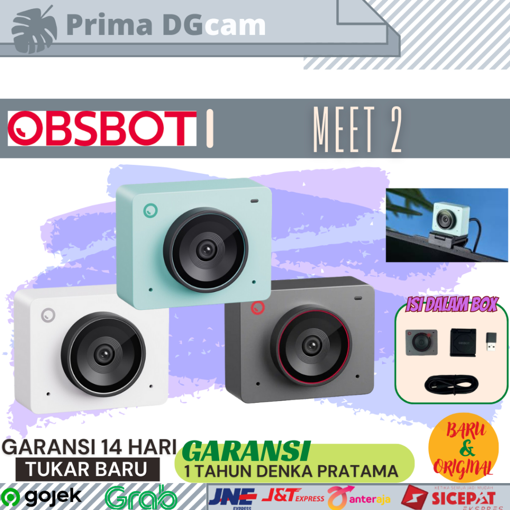Jual OBSBOT Meet 2 4K Webcam for Streaming, Meeting, Gaming | Shopee ...
