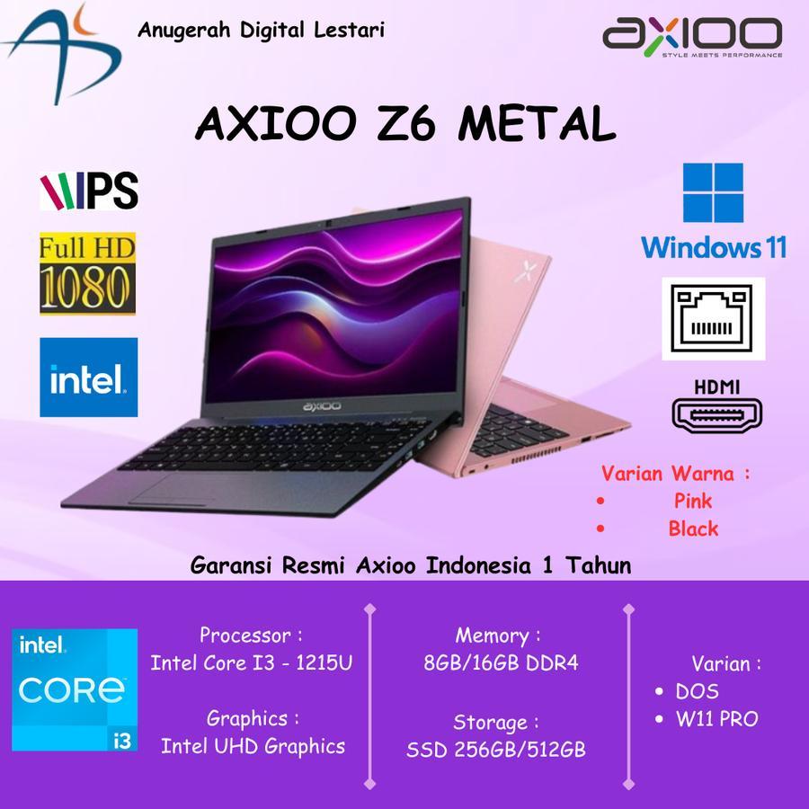 Jual Axioo Mybook Z6 Metal Core i3-1215U 8/256GB SSD 14"FHD IPS Black/Pink | Shopee Indonesia