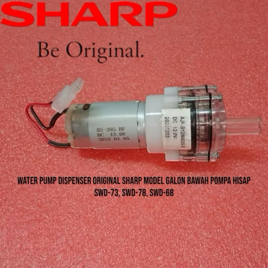 Jual Pompa Dispenser Sharp Original 395BF DC 12 Volt AJK-B12W4009 SWD ...