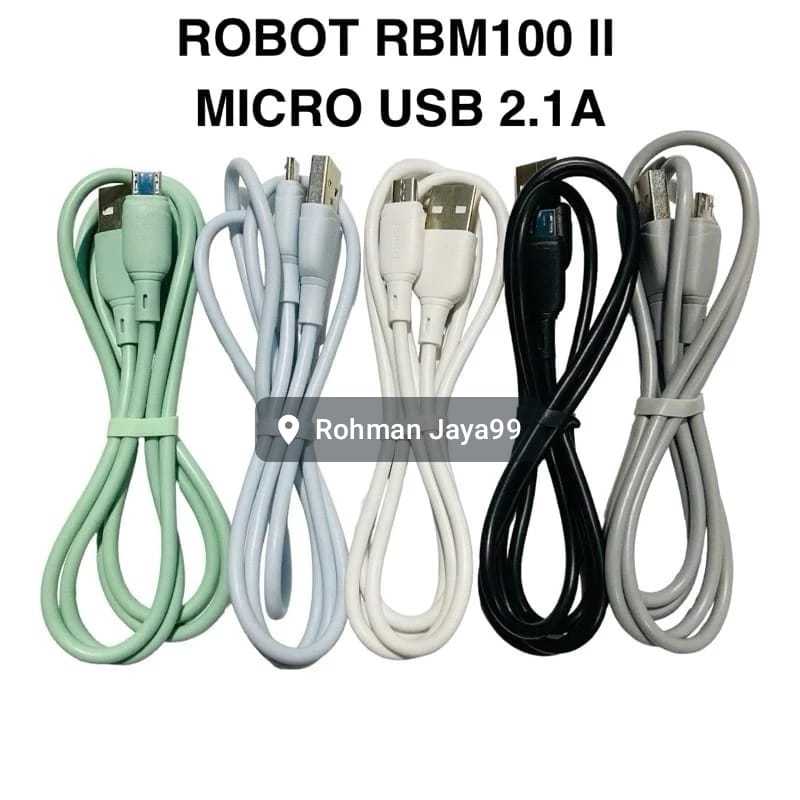 Jual KABEL DATA ORI ROBOT RBM100 RBM100 II RBM100S MICRO USB FOR ANDROID ECER PER PCS BERGARANSI ...
