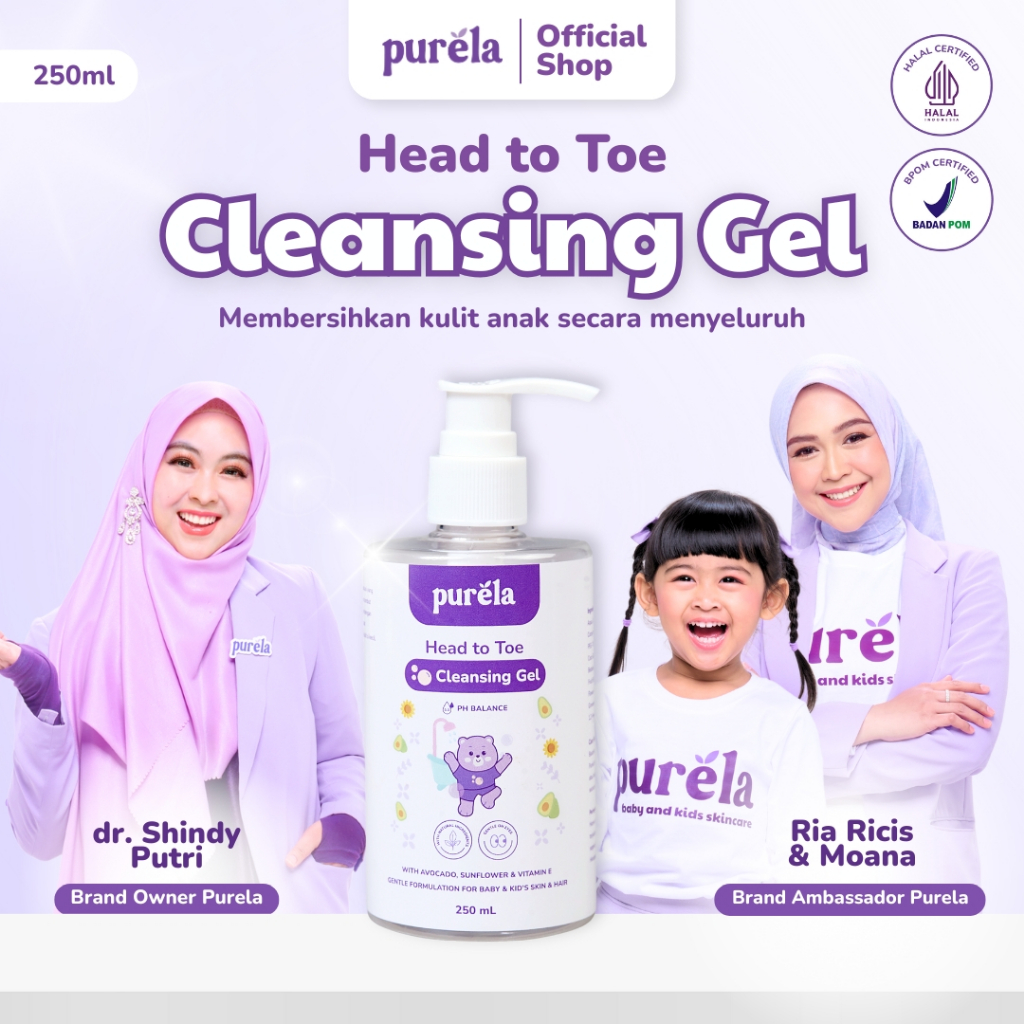 Jual [OFFICIAL] Cleansing Gel 100ml - 250ml - Natural organic - Non SLS ...