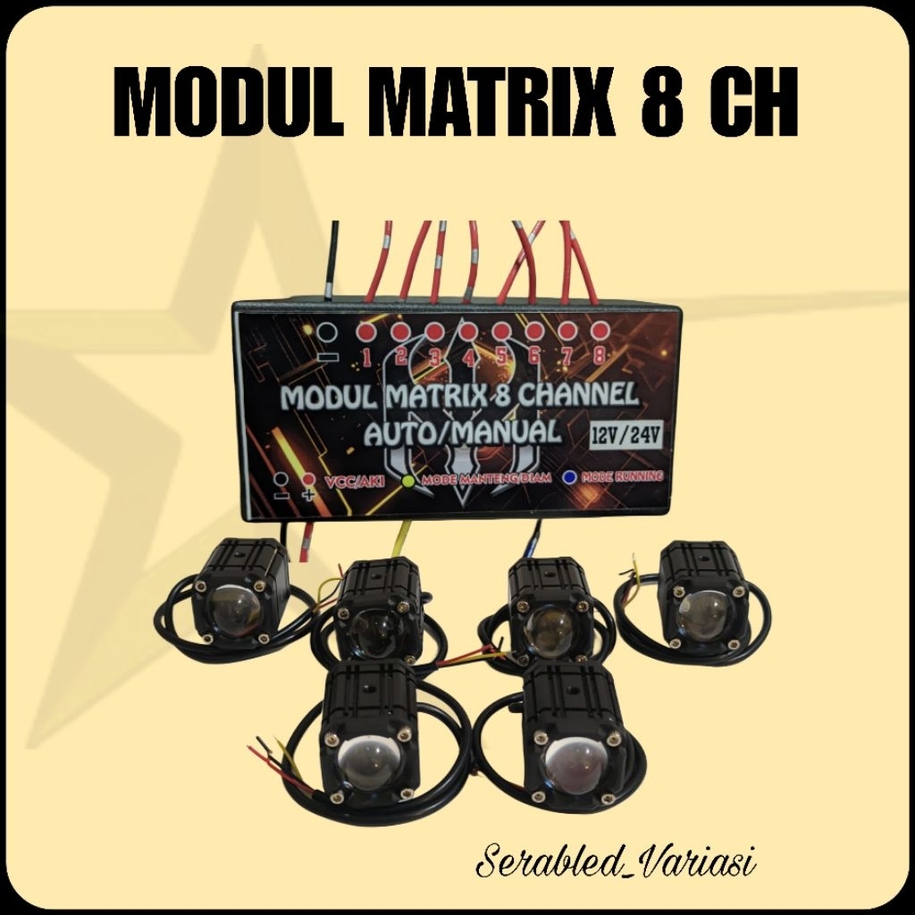 Jual Modul matrix 8 channel Auto/Manual 12/24V | Shopee Indonesia
