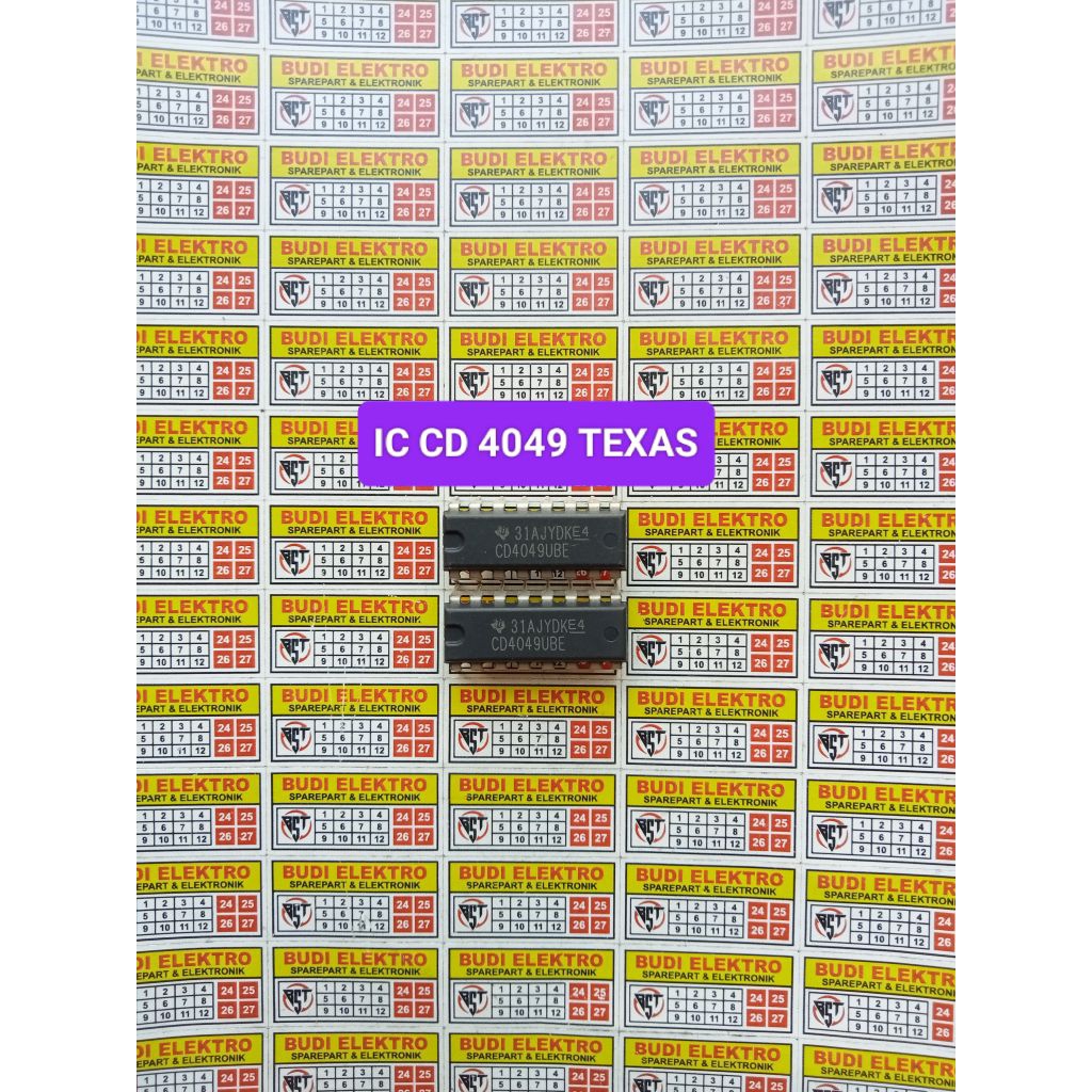 Jual CD4049 TEXAS ORIGINAL CD4049UBE | Shopee Indonesia