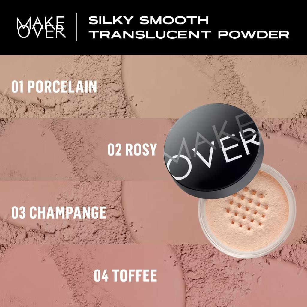 Jual PROMO MAKE OVER SILKY SMOOTH TRANSLUCENT POWDER BEDAK TABUR FREE ...