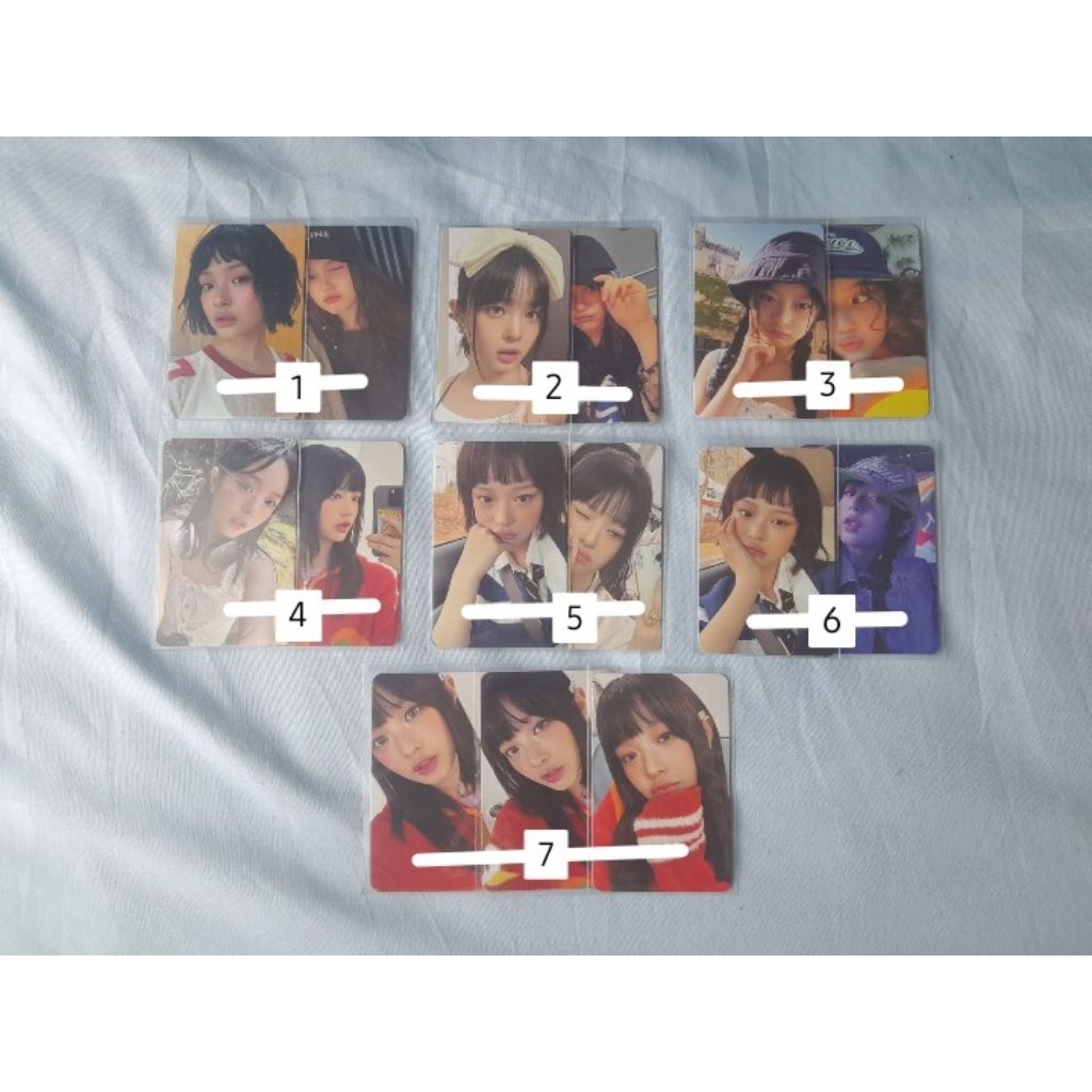 Jual new jeans hanni danielle sg24 bucket hat photocard pc season's ...