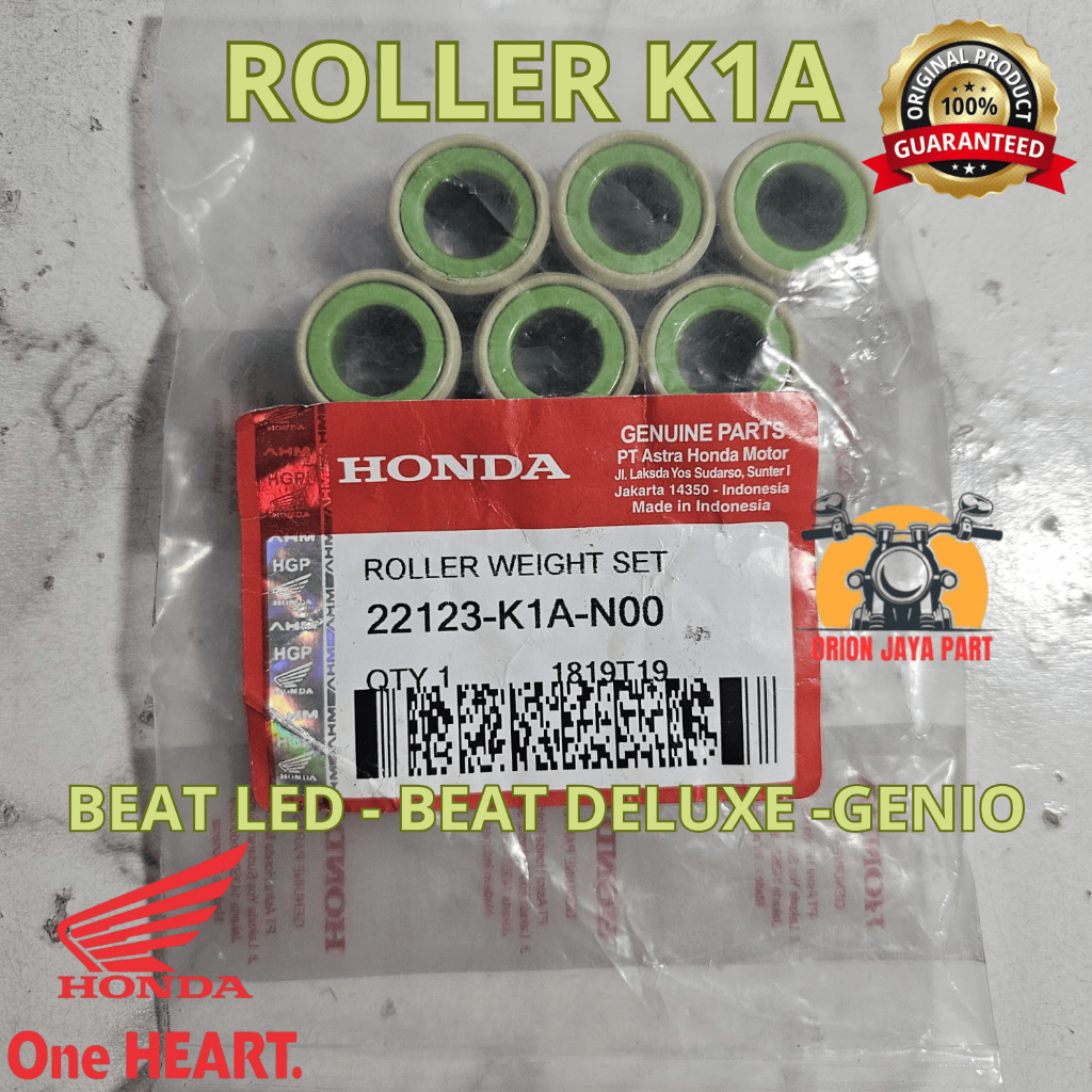 Jual ROLLER SET BEAT DELUXE KODE K1A BEAT LED-GENIO-SCOOPY LED AHM ...