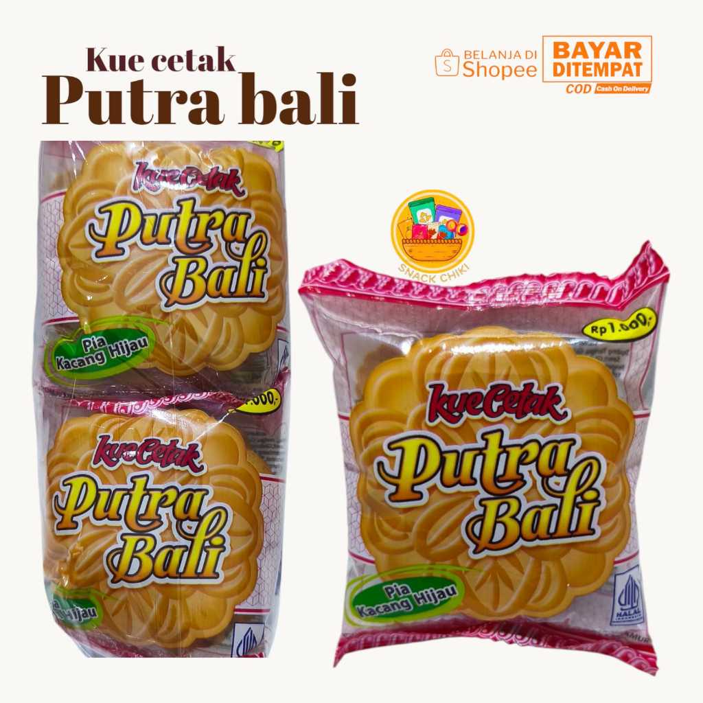 Jual KUE CETAK PUTRA BALI PIA KACANG HIJAU 1 PAC 10 PCS | Shopee Indonesia