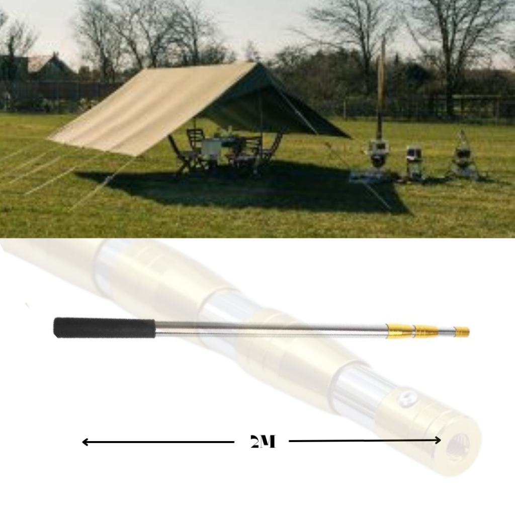 Jual Tiang Flysheet Tiang Berkebun Multifungsi Teleskopik Stainless ...