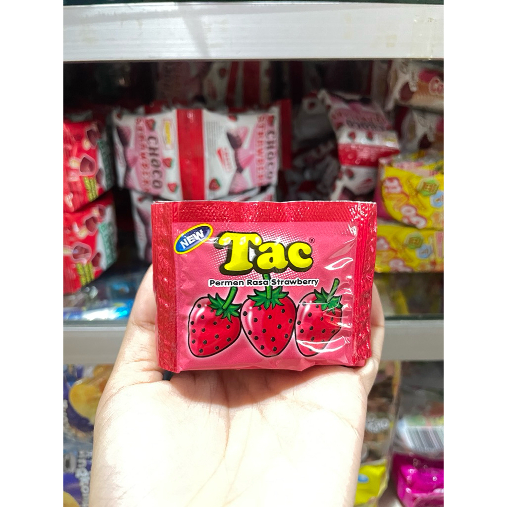 Jual PERMEN TAC TAC RASA STROBERI ISI 10 PCS | Shopee Indonesia