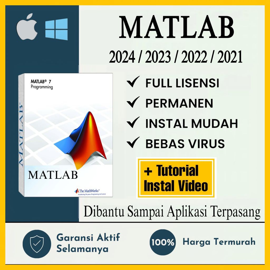 Jual Matlab 2024 2023 2022 2021 Full Versi Bergaransi | Shopee Indonesia