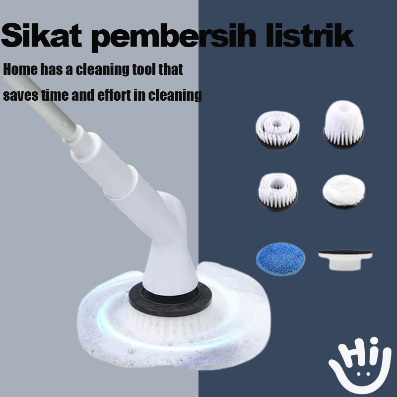 Jual 【HI store】Sikat Pembersih Elektrik sikat wc&sikat kamar mandi Elektric Portable Cleaning ...