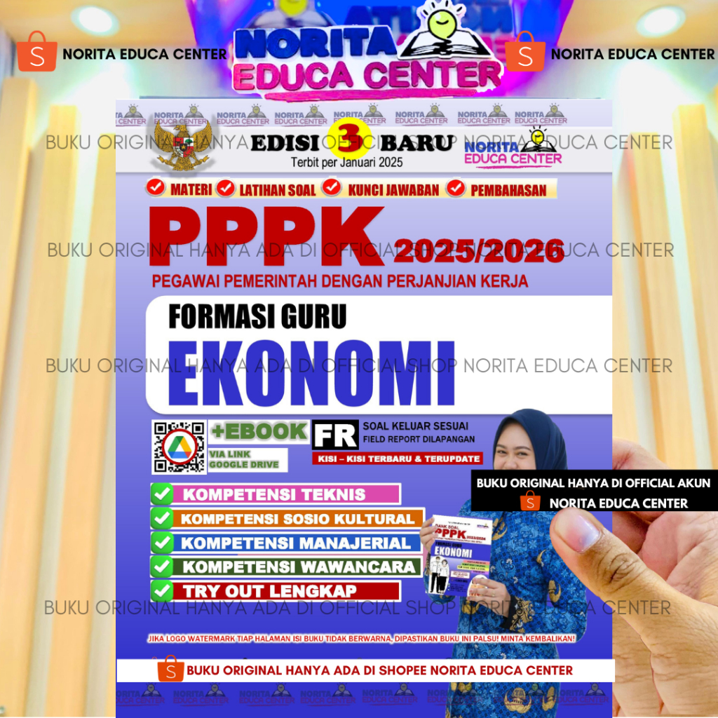 Jual BUKU PPPK FORMASI GURU EKONOMI NORITA EDUCA CENTER | Shopee Indonesia