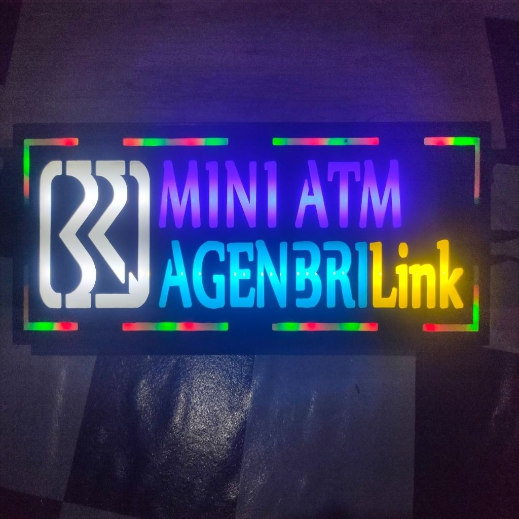 Jual Lampu Tulisan Mini ATM BRI Link | Lampu Sign | Lampu Led iklan ...