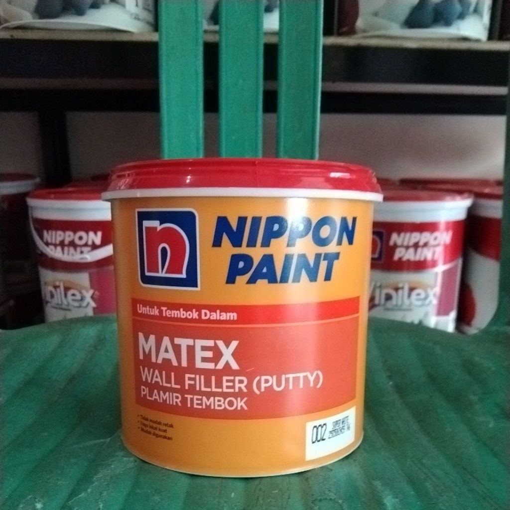 Jual Dempul Kayu / Plamir Tembok MATEX PUTTY Kemasan 1Liter | Shopee ...