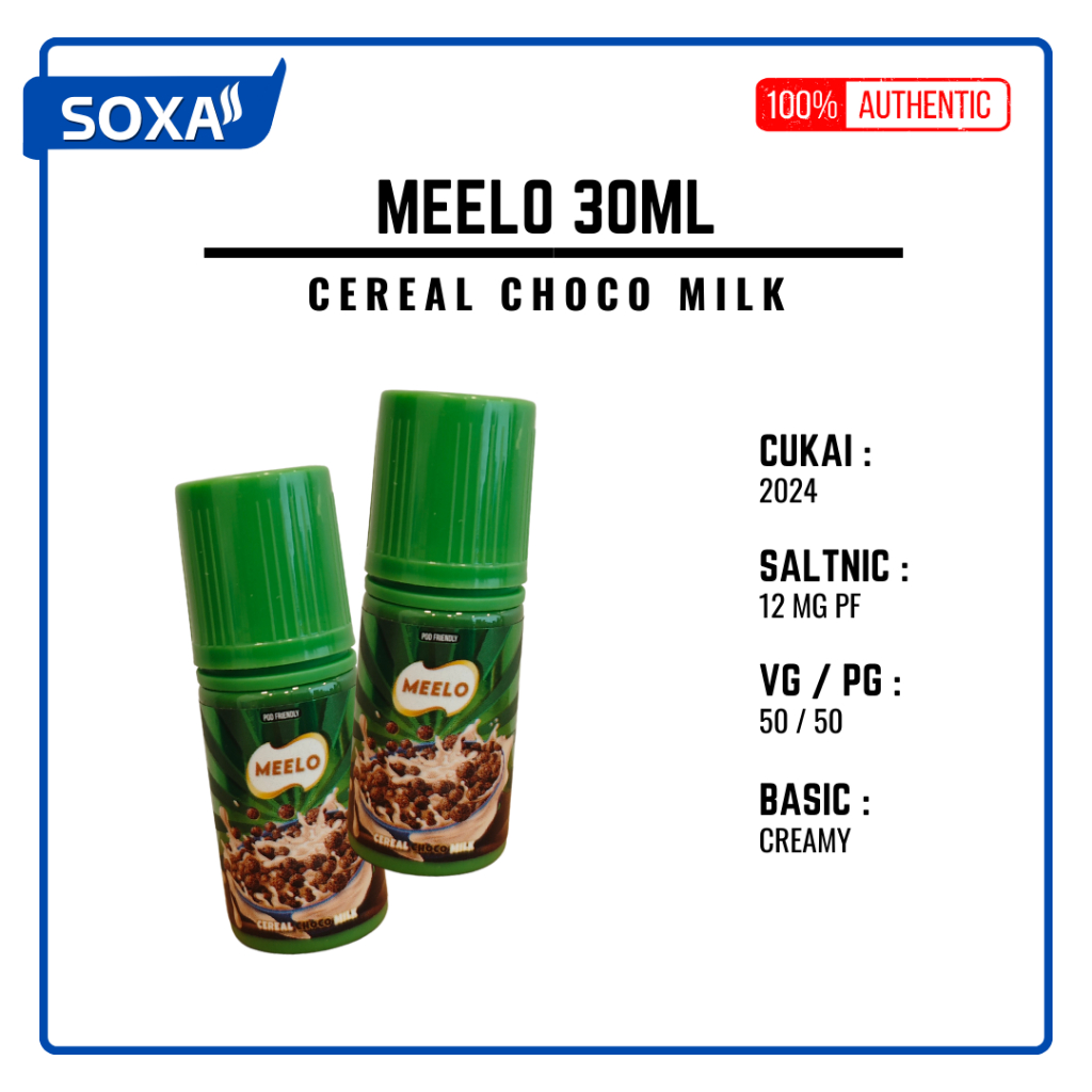 Jual LIQUID MEELO 30ML POD FRIENDLY - CEREAL CHOCO MILK | Shopee Indonesia