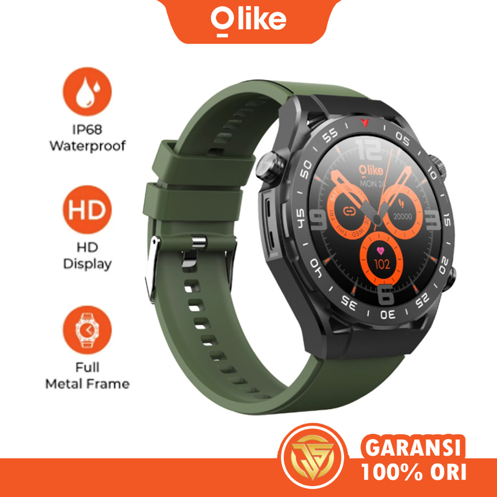 Jual Olike Smartwatch HD Display 1.39 Inch | Jam Tangan Pria Water ...