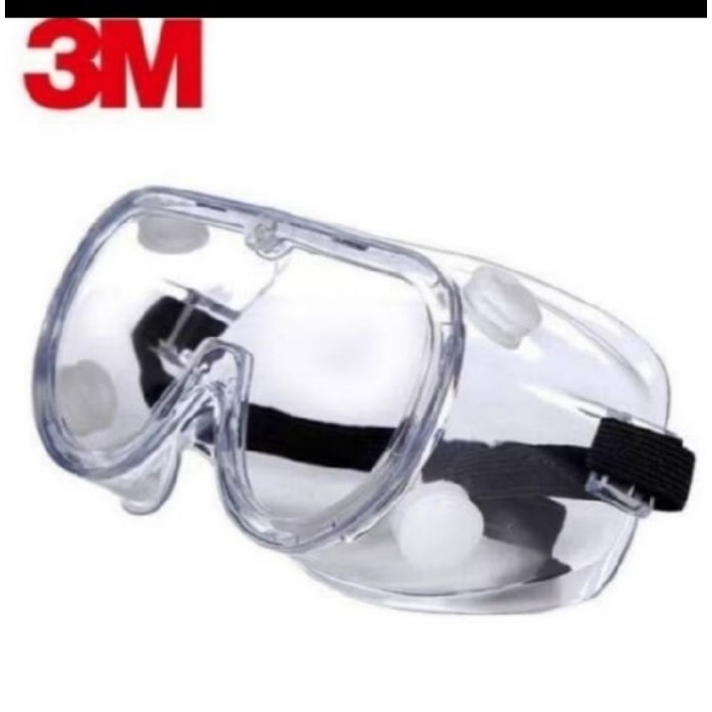 Jual Safety Goggles 3M 1621 kacamata safety untuk debu dan laboratorium merek 3M | Shopee Indonesia