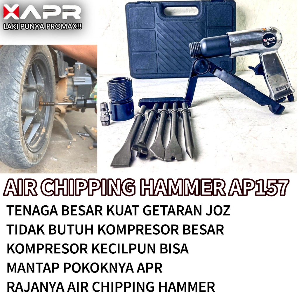 Jual APR AIR CHIPPING HAMMER UNTUK MEMBUKA AS VELG MACET ATAU KOMPONEN APAPUN BOBOK beton besi ...
